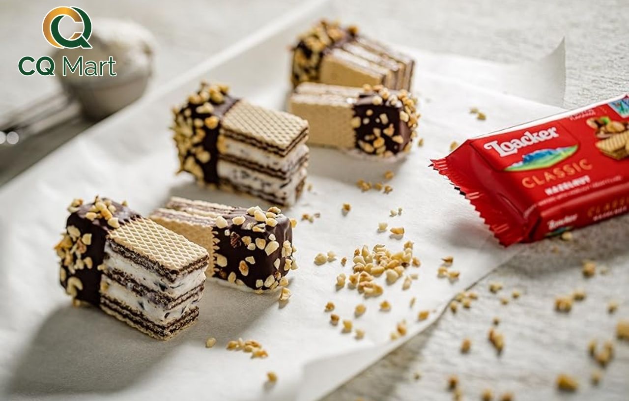 CQ Mart Food & Wine. Bánh Loacker Quadratini Gift Box 250g