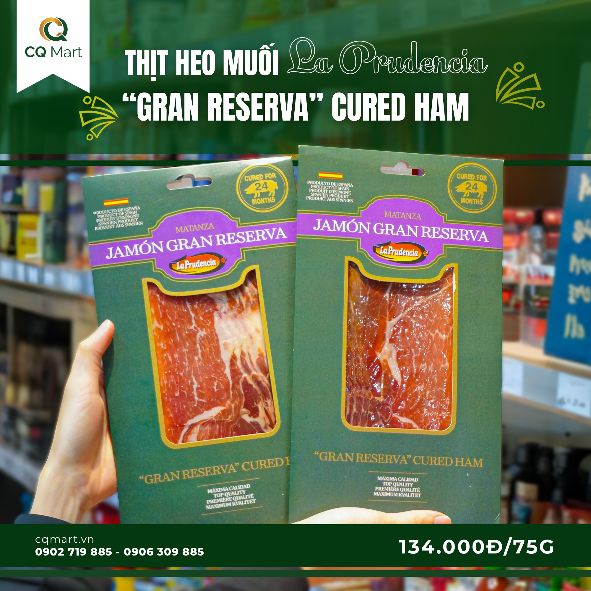 CQ Mart Food & Wine. 3 loại thịt heo muối cao cấp – Đậm vị, chuẩn châu Âu